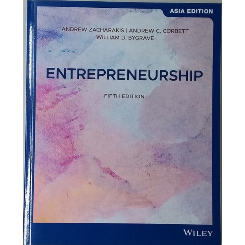 Jual ENTREPRENEURSHIP 5E ASIA EDITION - ANDREW ZACHARAKIS | Shopee ...