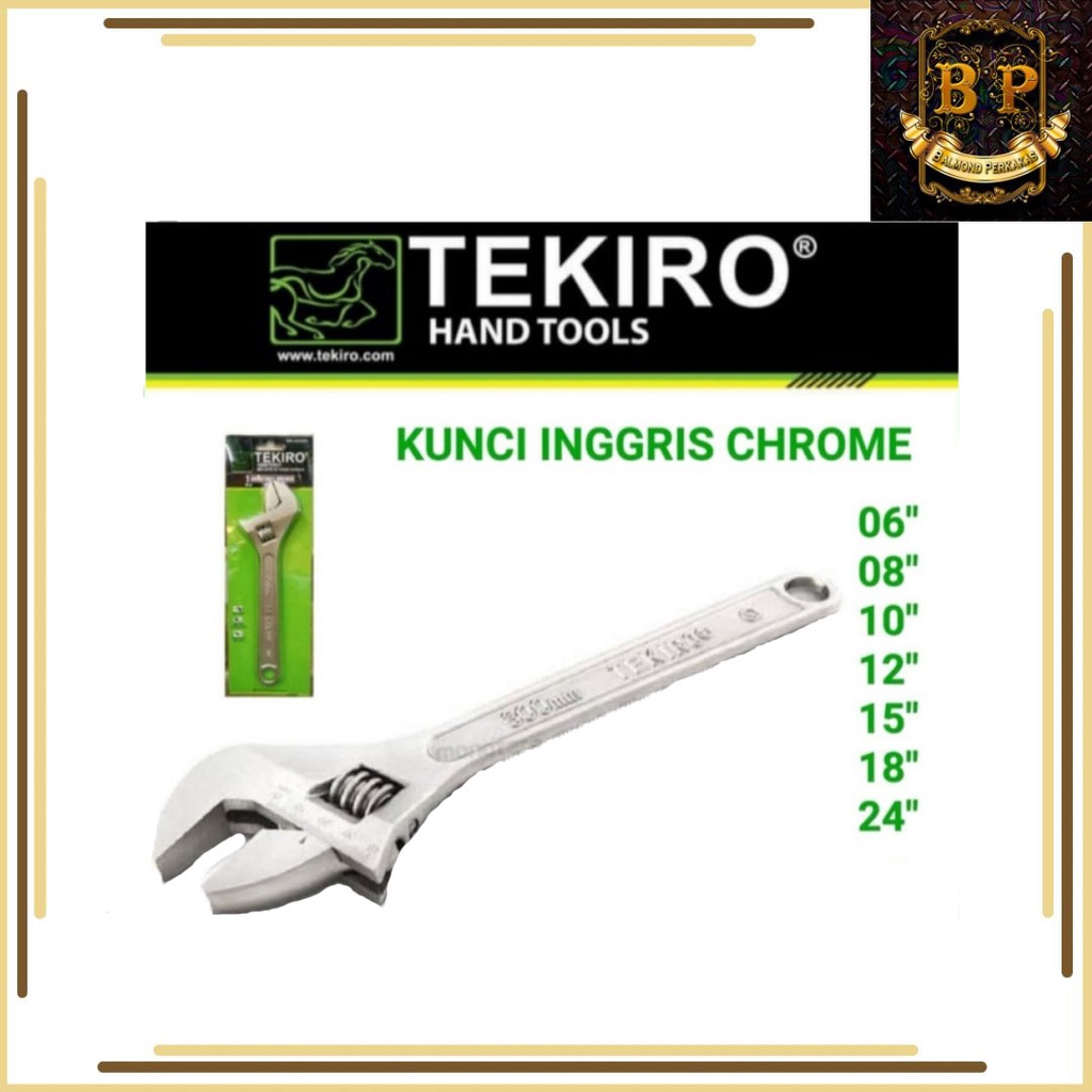 Jual KUNCI INGGRIS TEKIROADJUSTABLE WRENCH TEKIRO - 10 inch | Shopee ...