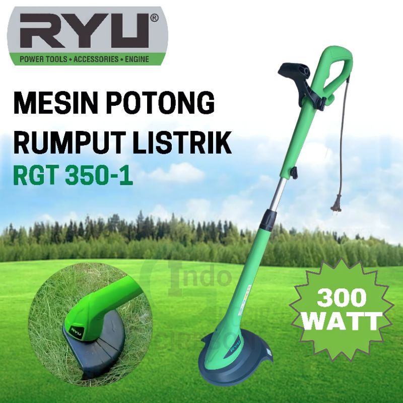 Jual RYU RGT 350-1 Mesin Potong Rumput Listrik Grass Trimmer Alat ...