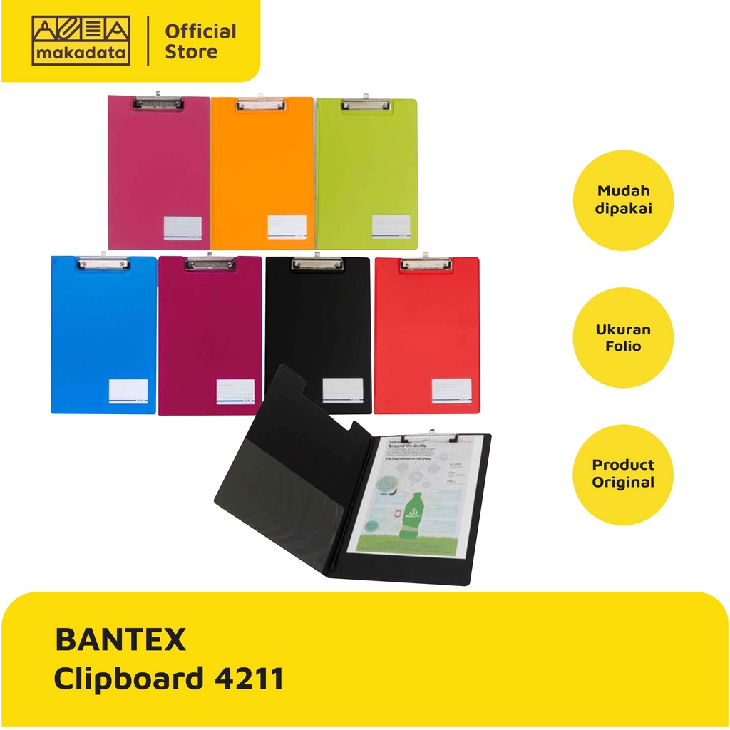 Jual CLIPBOARD / PAPAN UJIAN BANTEX FC COVER (KODE 4211) MURAH | Shopee ...