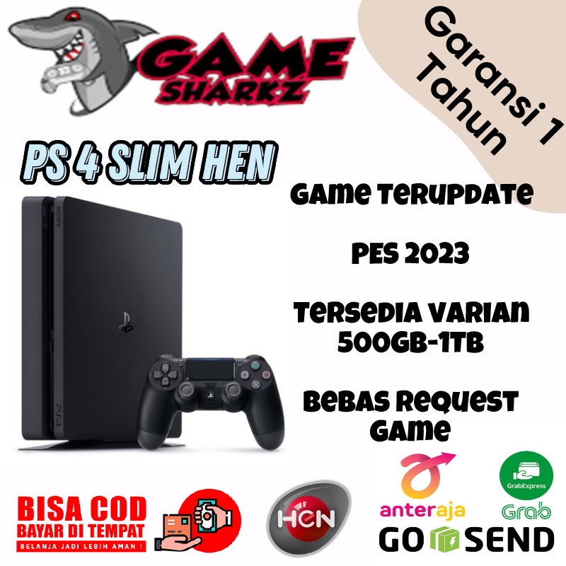 Jual Ps4 Play Station 4 Slim hen Sony - Hardisk 500GB/1TB | Shopee Indonesia