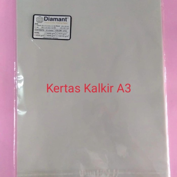 Jual murah Kertas Kalkir A3 - 80/85 grm Tracing Paper | Shopee Indonesia