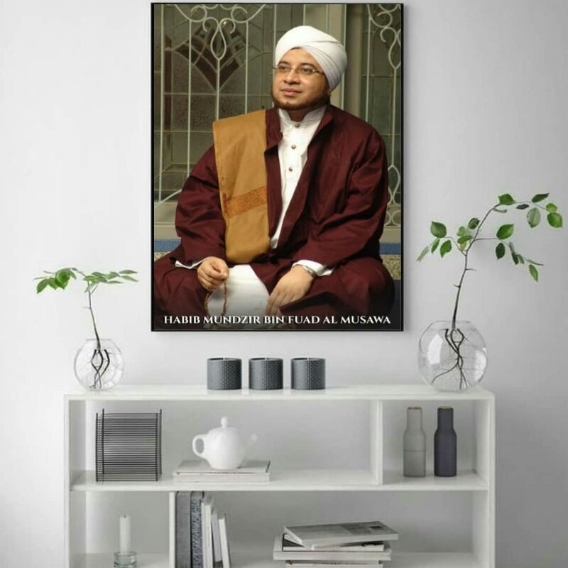 Jual Cetak foto Habib, ulama plus Bingkai bisa costum Ukuran A3 (42x48 ...