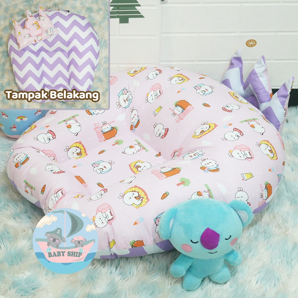 Jual Sofa Bayi 2in1 Multifungsi [ ZigZag Series ] / Baby Lounger / Free ...