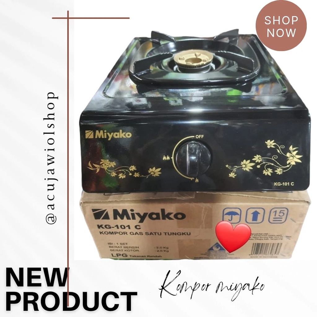 Jual KOMPOR GAS SATU TUNGKU MIYAKO | Shopee Indonesia