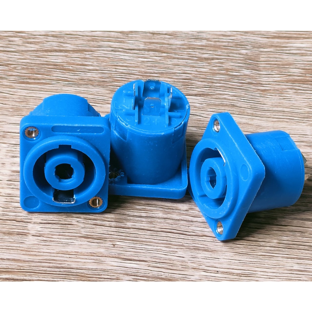 Jual Socket Speakon Biru Drat | Shopee Indonesia