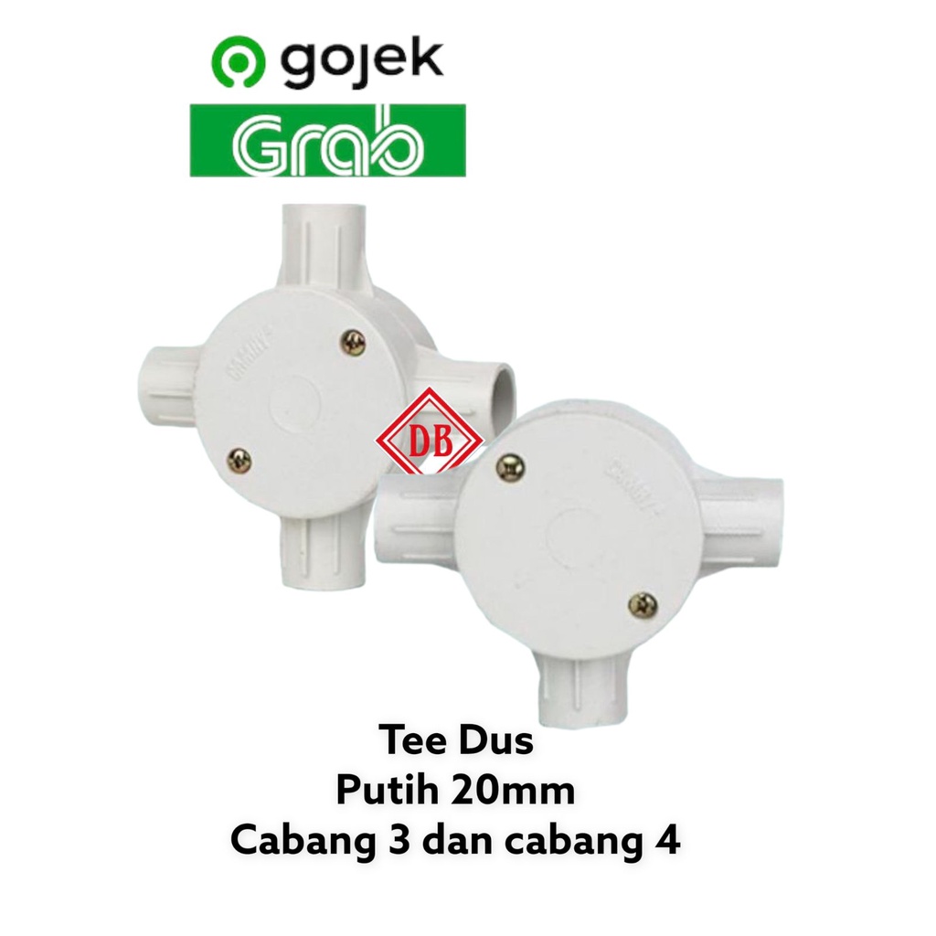 Jual TEE DUS PUTIH/T DUS LISTRIK 3 CABANG & 4 CABANG | Shopee Indonesia