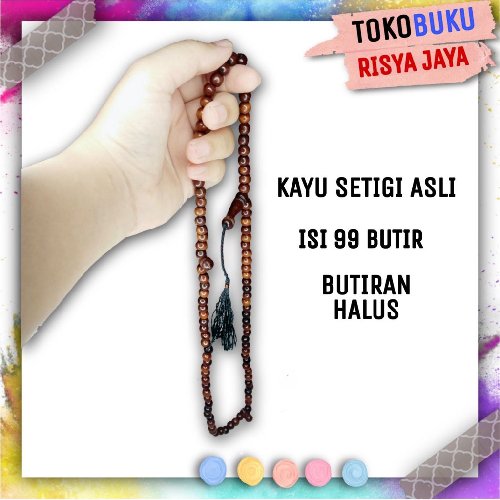 Jual Tasbih Kayu Setigi 99 Butir Ukuran 5 mm | Shopee Indonesia