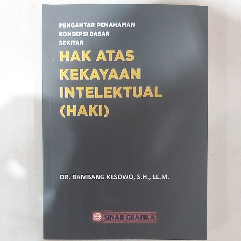 Jual JUAL BUKU PENGANTAR PEMAHAMAN KONSEPSI DASAR SEKITAR HAK ATAS KEKAYAAN INTELEKTUAL HAKI ...