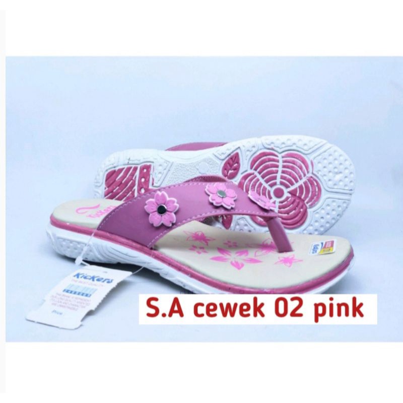 Jual (COD) SANDAL ANAK WANITA KICKERS TERBARU MURAH BERKUALITAS SENDAL ...