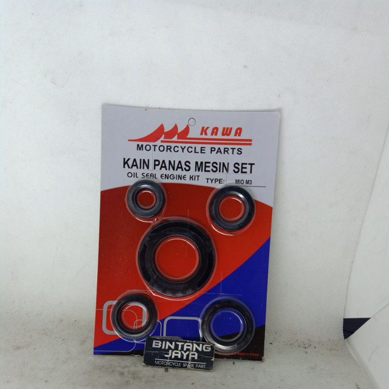 Jual Seal Set (KW) MIO M3 / MIO 125 sil oli mesin set komplit KAWA | Shopee Indonesia