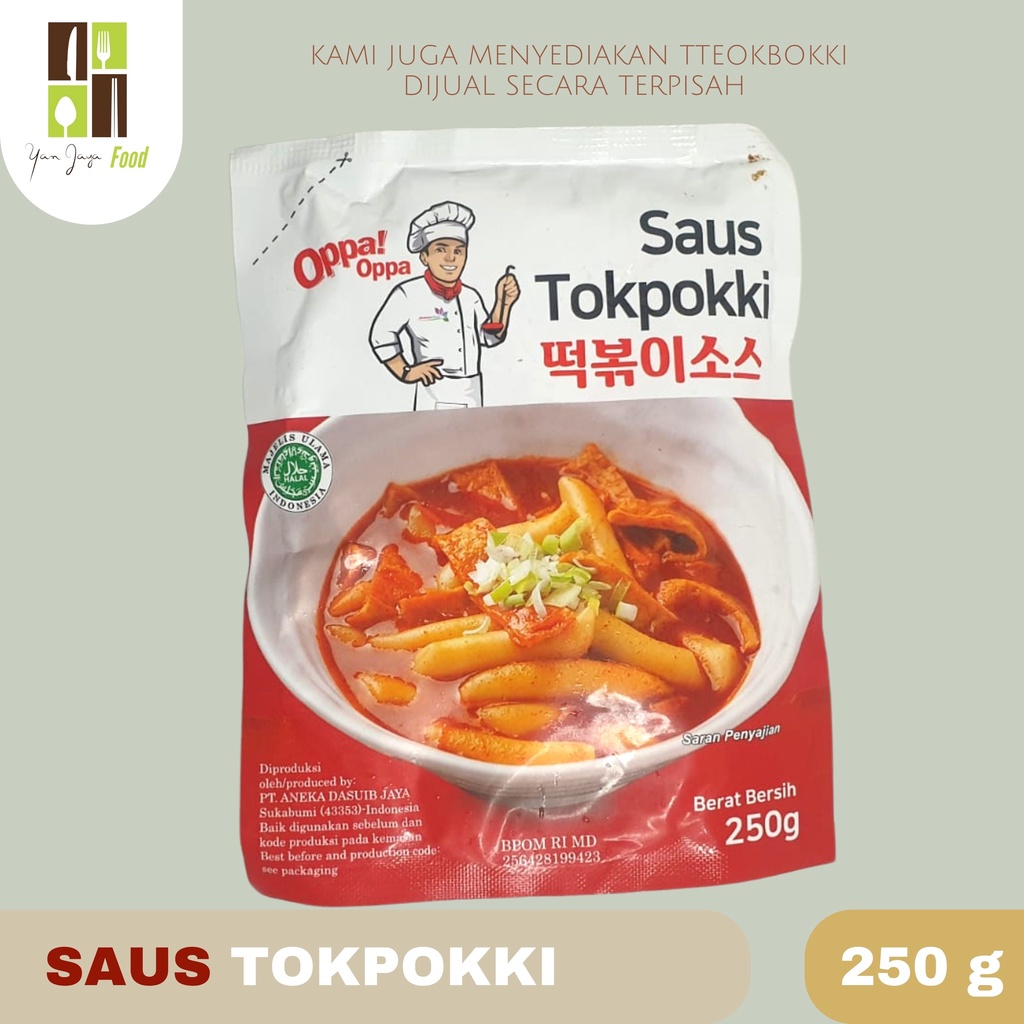 Jual BUMBU SAUS TOKPOKI TOPOKKI TTEOKBOKKI ODENG FISH CAKE 250 GR ...