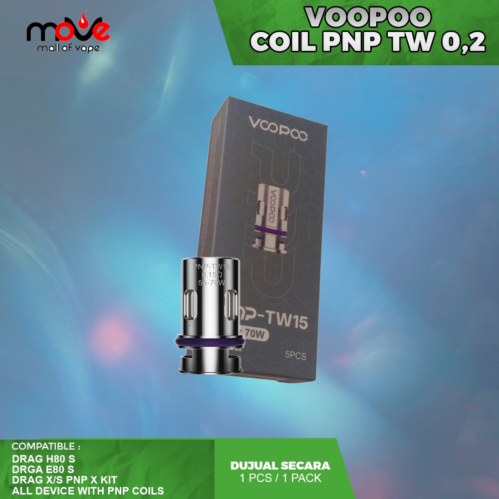 Jual Coil PnP-TW20 0.2 ohm by Voopoo 1Pcs 100% Authentic | Shopee Indonesia