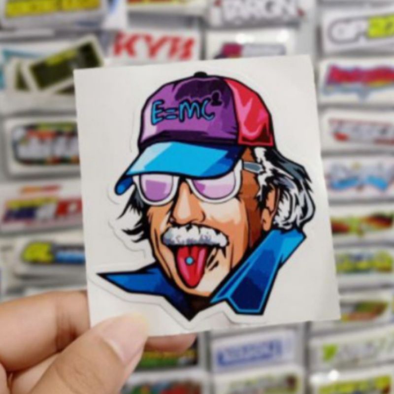 Jual sticker printing animasi einstein | Shopee Indonesia
