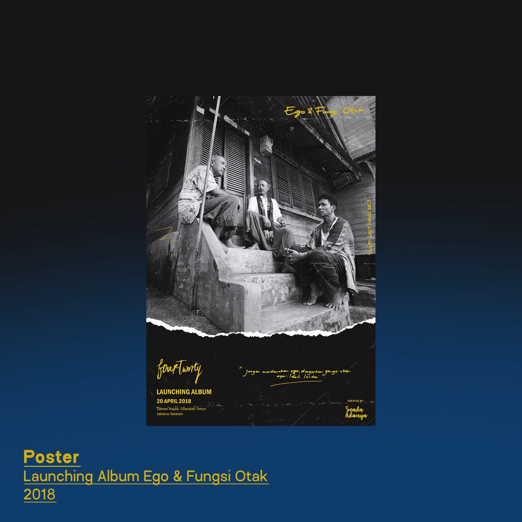 Jual POSTER LAUNCHING ALBUM EGO & FUNGSI OTAK 2018 | Shopee Indonesia