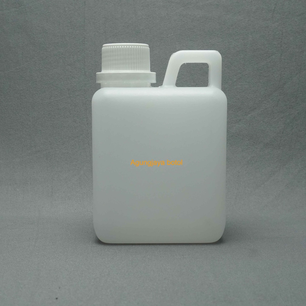 Jual Botol Jerigen 0,5 L Kotak Natural HDPE Neck 30 Set A/Jerigen Tutup ...