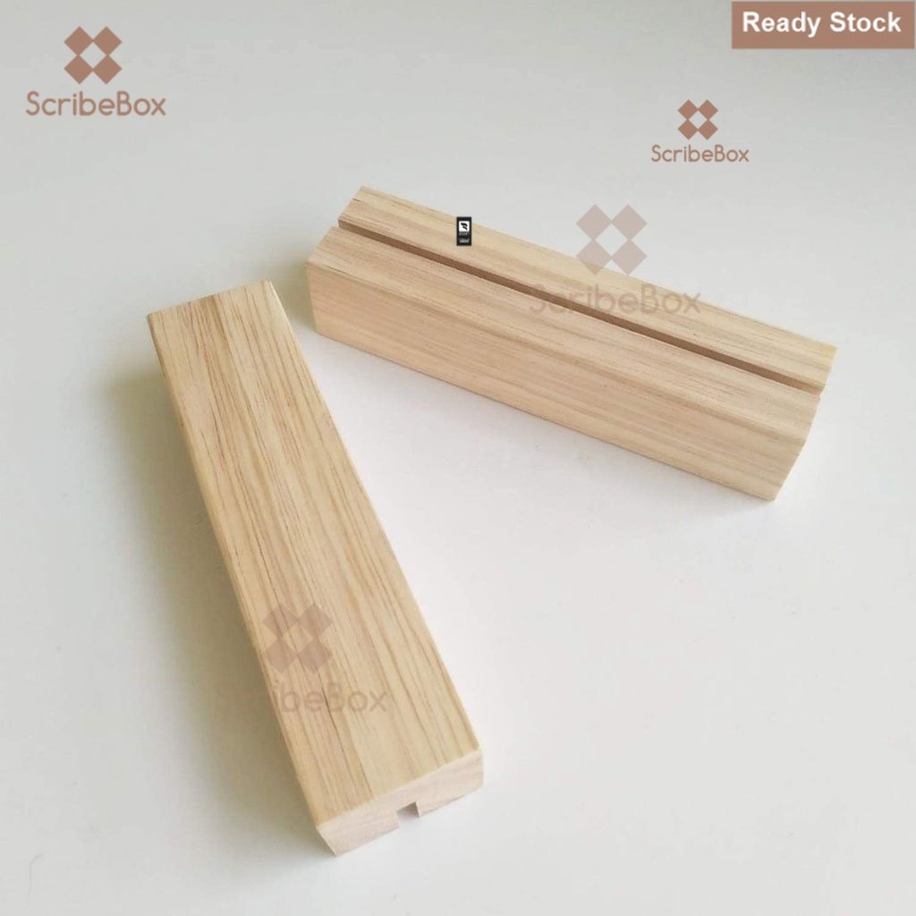 Jual Stand Akrilik Kayu Dudukan Akrilik Holder Akrilik, Price Tag, 5 cm ...