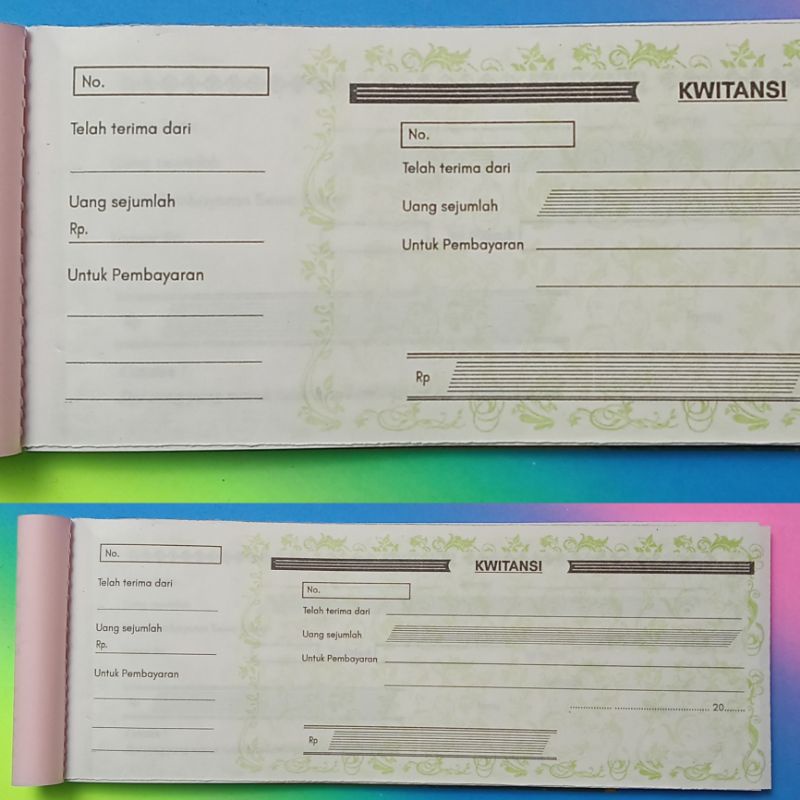 Jual Kwitansi pembayaran 2ply murah bukan custom | Shopee Indonesia