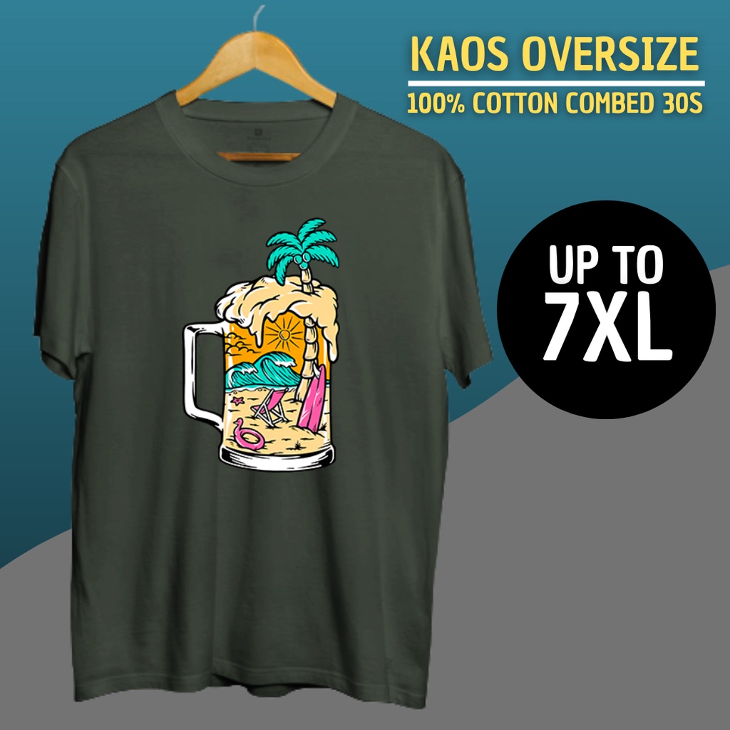 Jual Dragnet - Baju kaos pria jumbo dewasa tema pantai ukuran xxl xxxl xxxxl 5xl 6xl 7xl katun ...