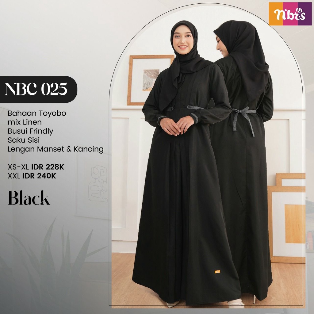 Jual NBRS GAMIS NBC 25 DRESS WANITA MUSLIM BY NIBRAS EXCLUSIVE ...