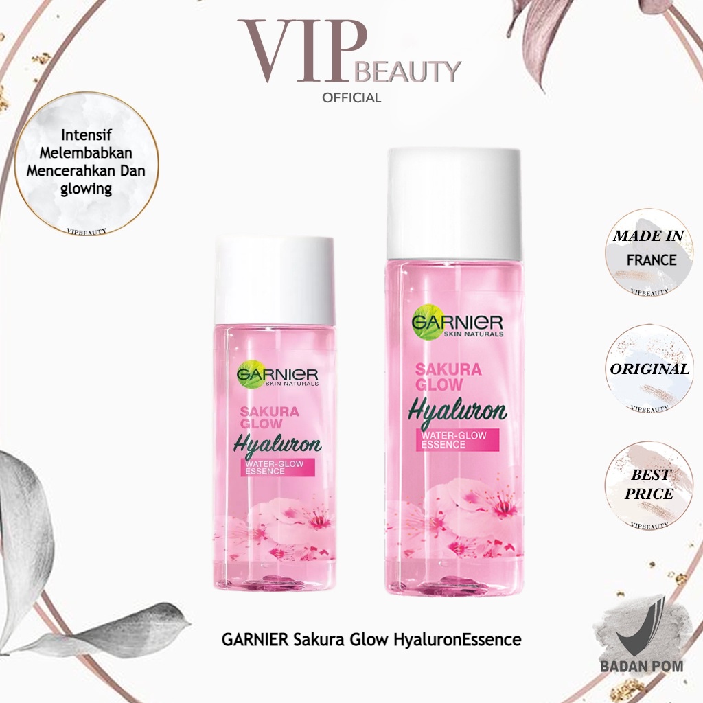 Jual GARNIER Sakura Glow Hyaluron Water-Glow Essence S 30ml / 100ml ...