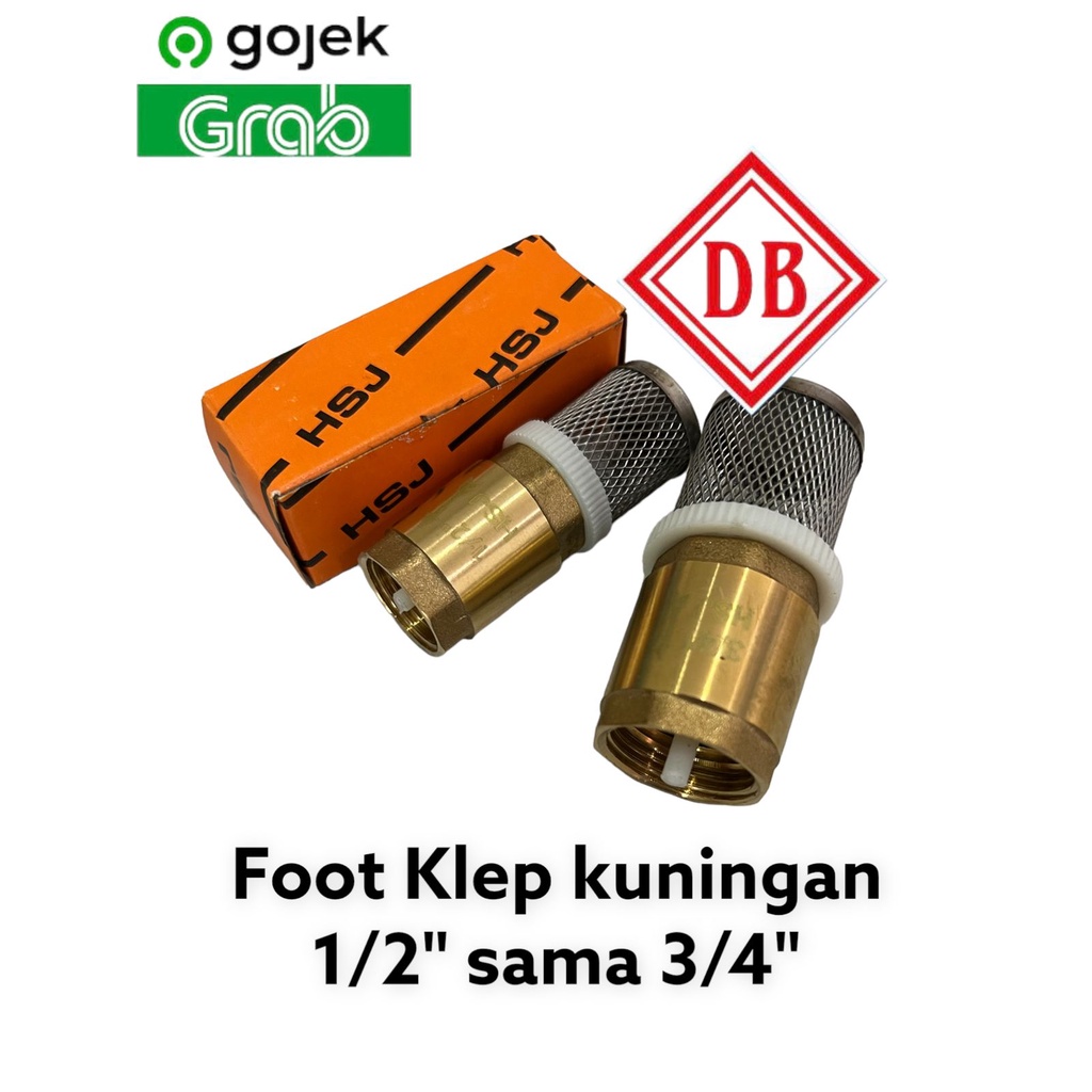 Jual FOOT KLEP KUNINGAN 1/2"inch & 3/4"inch/sambungan pompa dalam sumur ...