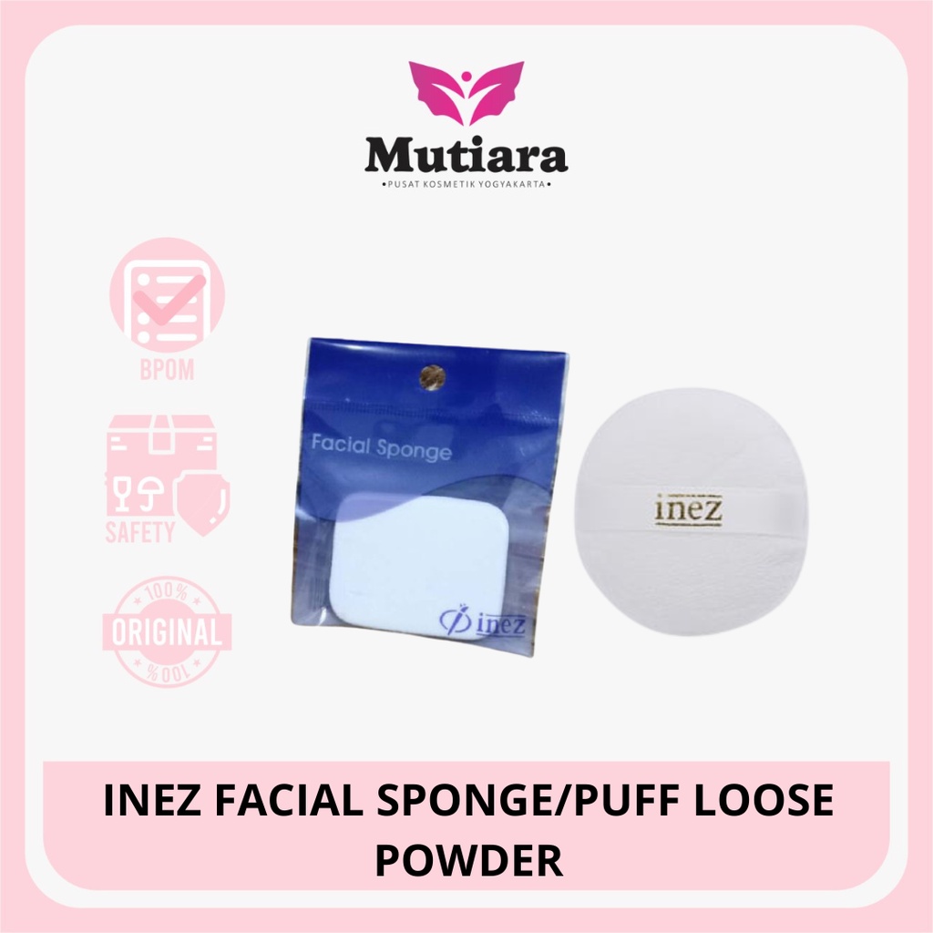 Jual INEZ FACIAL SPONGE/PUFF LOOSE POWDER | Shopee Indonesia