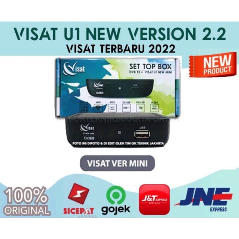 Jual VISAT U1 NEW mini versi terbaru SW 2022 dengan DUAL SUPPLY DC 5V ...