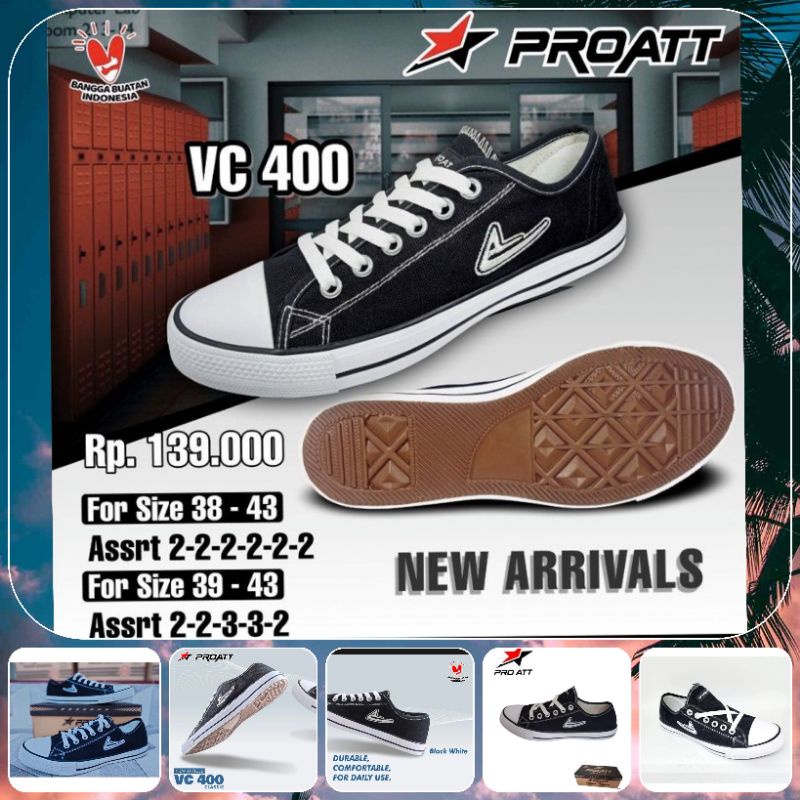 Jual SEPATU SNEAKER PRO ATT VC 400 100% ORIGINAL BY PRO ATT | Shopee ...