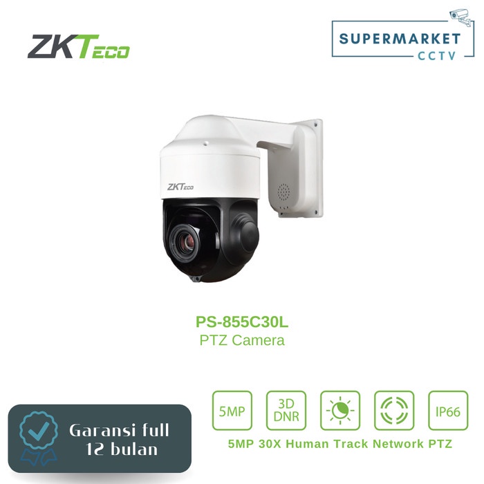 Jual IP Camera / PTZ Camera ZKTeco PS-855C30L 5MP Indoor Outdoor CCTV | Shopee Indonesia