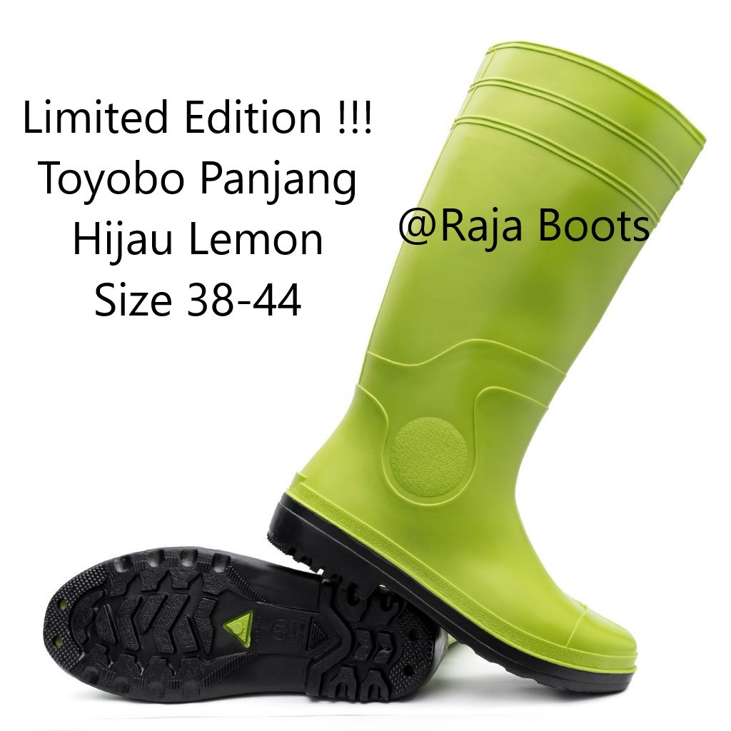 Jual Sepatu Boot Panjang Toyobo MaxSafe 8808 Lemon Green | Shopee Indonesia
