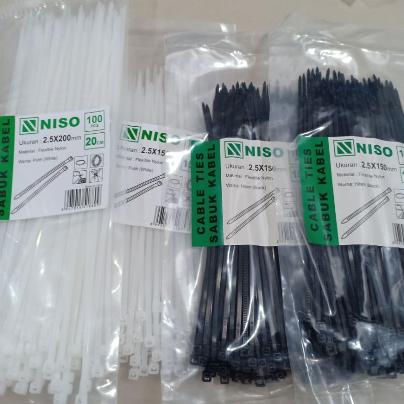Jual Kabel Ties, 1pack isi 100pcs | Shopee Indonesia