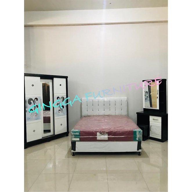 Jual SET KAMAR TIDUR KAMAR SET MINIMALISET TEMPAT TIDUR MINIMALIS 1 SET ...