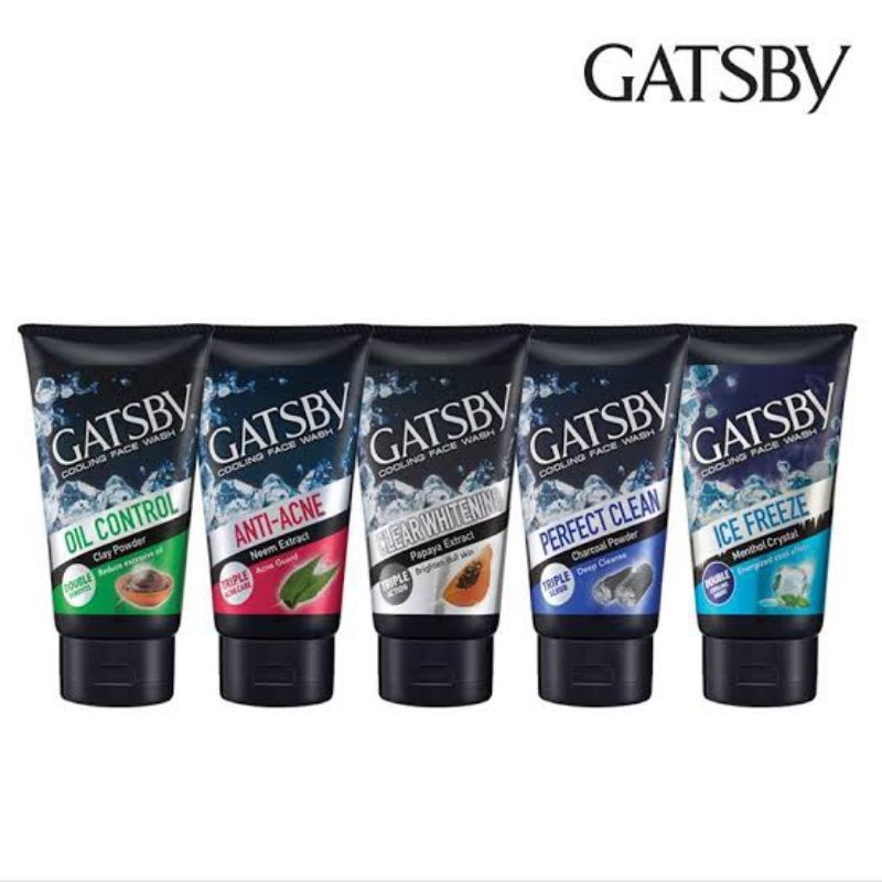 Jual Gatsby Cooling Face Wash 100g | Shopee Indonesia