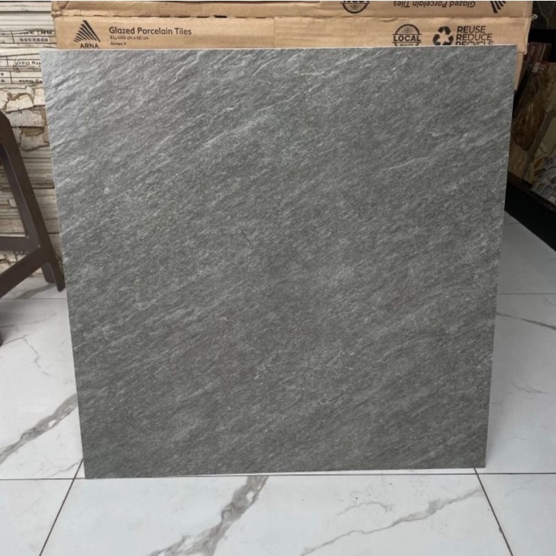 Jual granite lantai carport / teras embos / granite garasi 60x60 AMANI ...