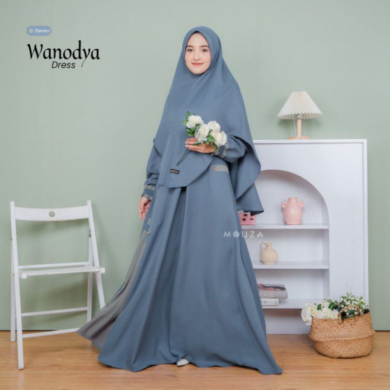 Jual RIHAIA | Wanodya Dress X Wanodya Khimar by Mouza | Shopee Indonesia