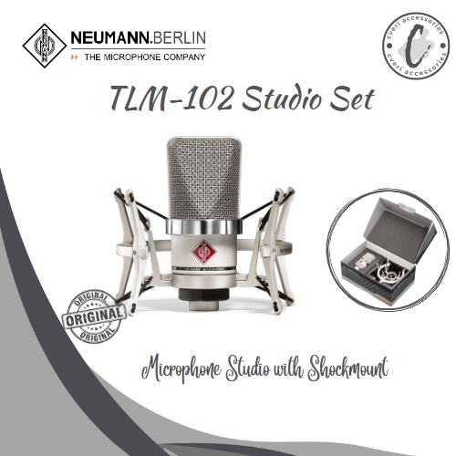 Jual Neumann TLM102 Studio Set Microphone Condensor Original Neuman TLM ...