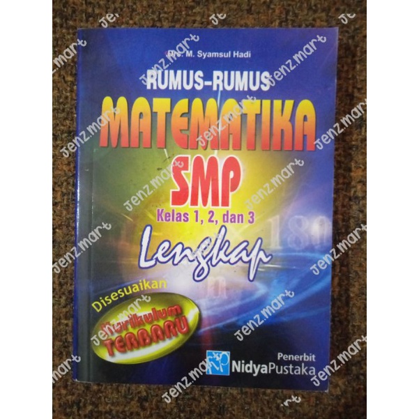 Jual Rumus-rumus Matematika Lengkap utk SMP Kls 1 2 3 Disesuaikan ...