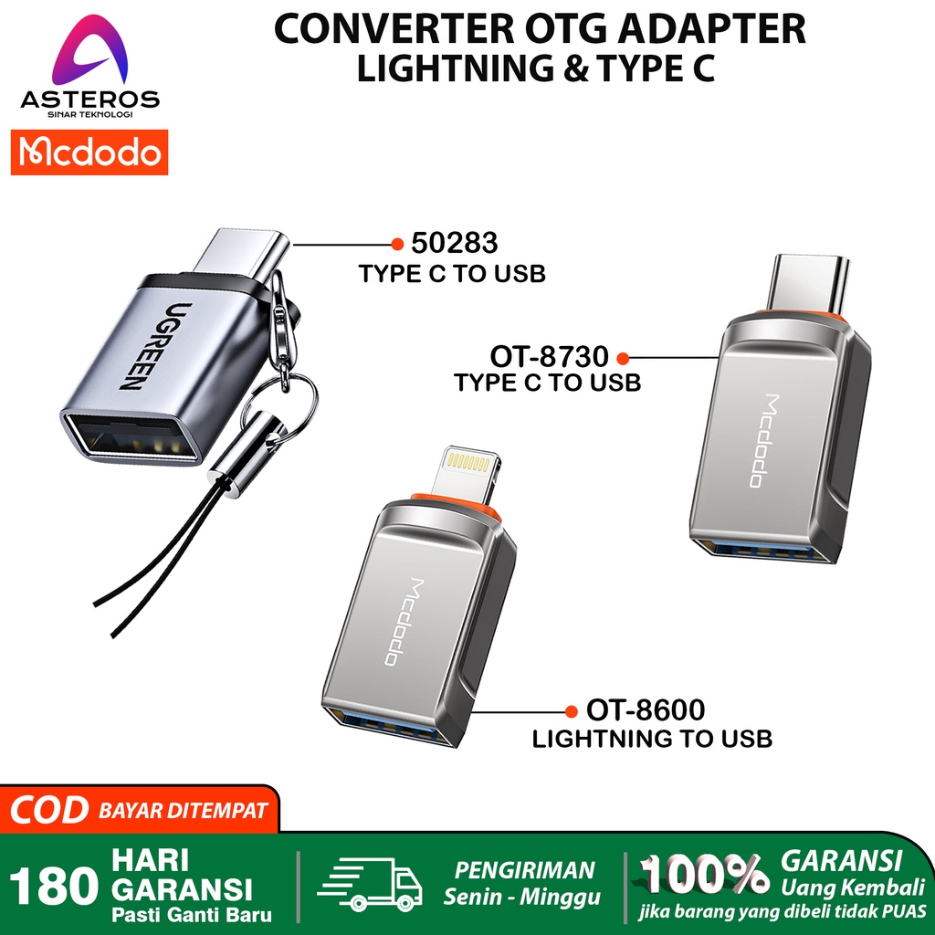 Jual UGREEN Converter OTG Android Type C To USB 3.0 Data Transfer ...