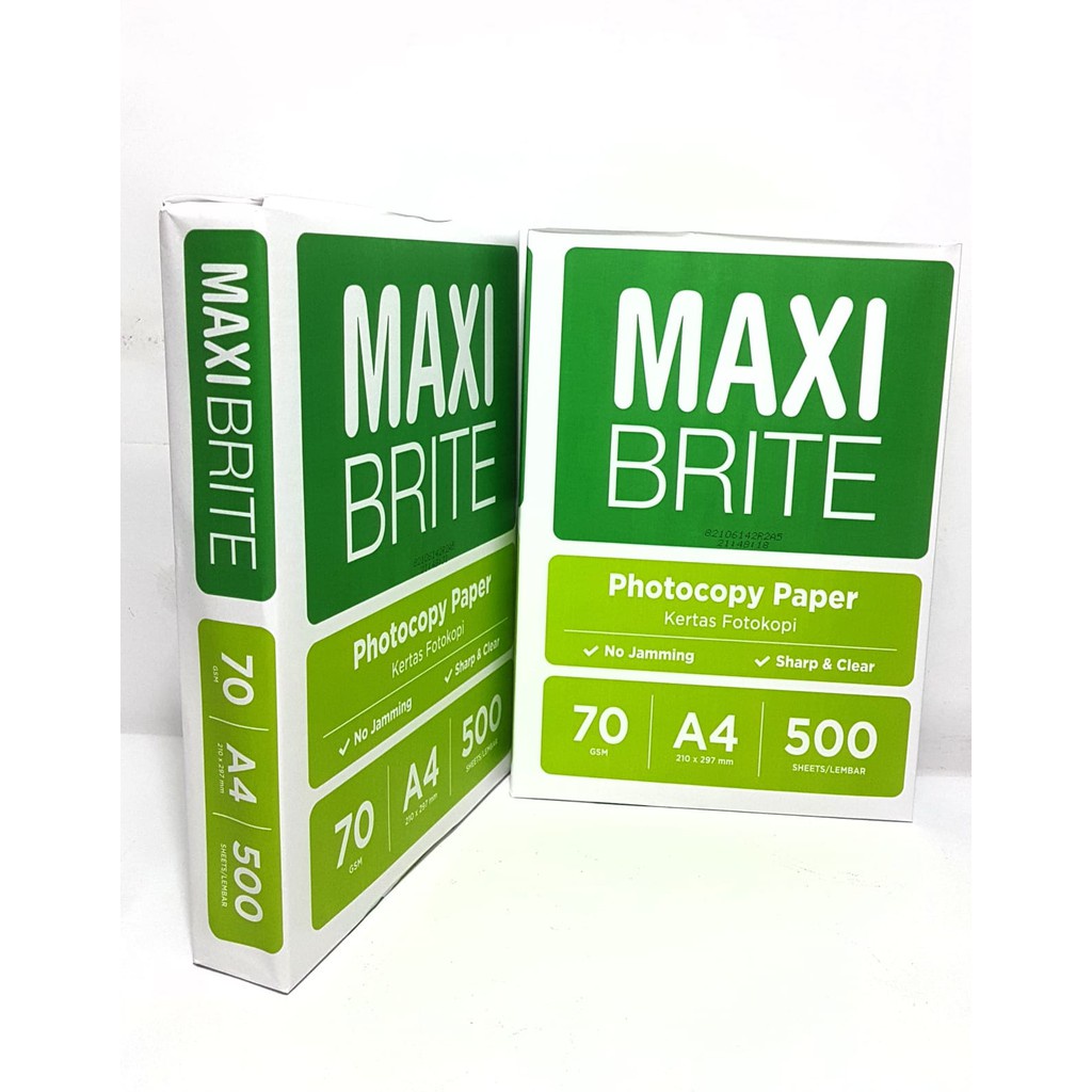 Jual KERTAS MAXI BRITE A4 70GSM | Shopee Indonesia