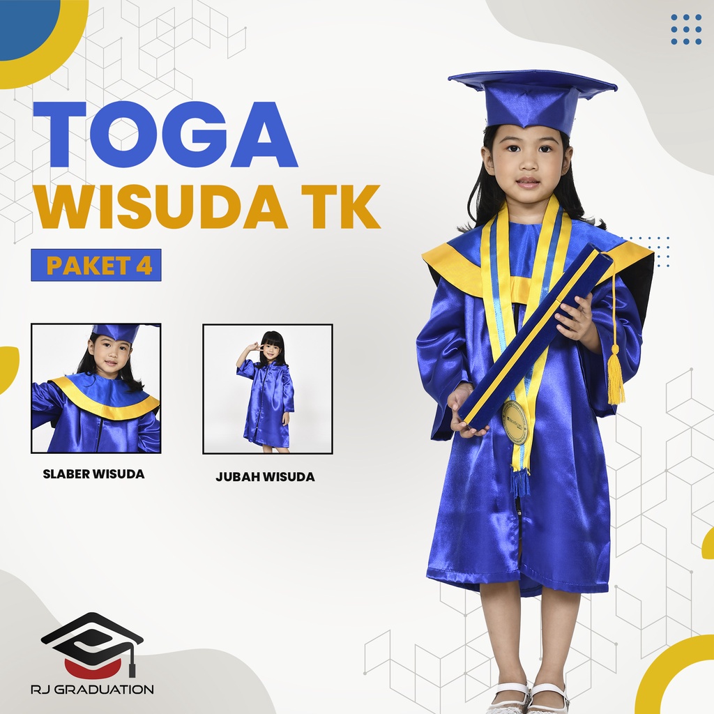 Jual Paket Toga Wisuda Anak Toga TK Wisuda Paud Slaber dan Jubah anak ...
