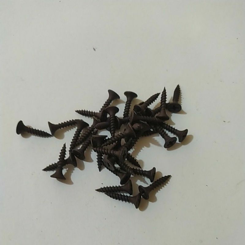 Jual 100 Pcs skrup baja hitam, skrup baja gypsum. uk 3/4 x 6. harga per ...