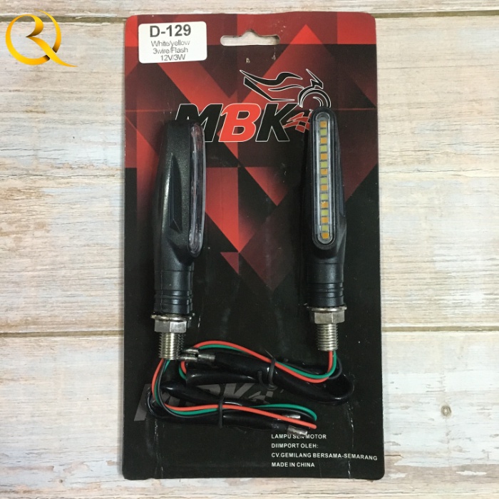 Jual Lampu Sen Sein Stop Senja Motor Led Variasi Model Runcing D129 UNIVERSAL Merek MBK | Shopee ...