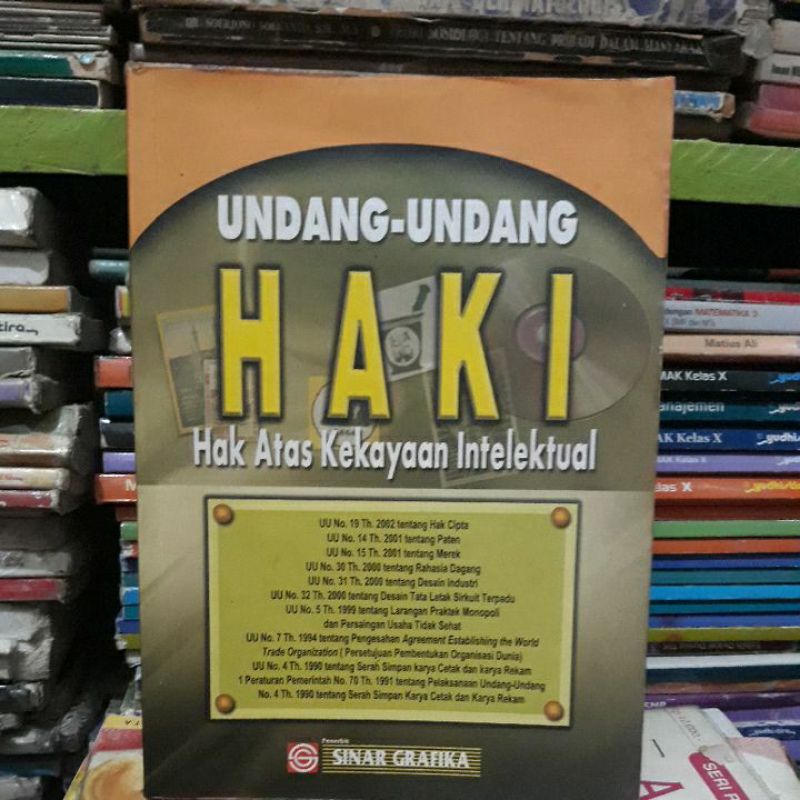Jual BUKU UNDANG UNDANG H A K I ( HAK ATAS KEKAYAAN INTELEKTUAL ) | Shopee Indonesia