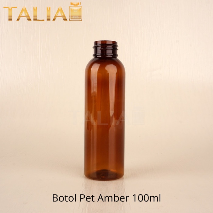Jual BOTOL PET AMBER 100ML (MIN 100PCS) | Shopee Indonesia