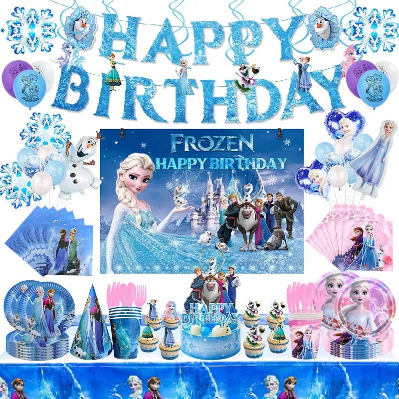 Jual FROZEN Paket perlengkapan dekorasi pesta ulang tahun Frozen ...