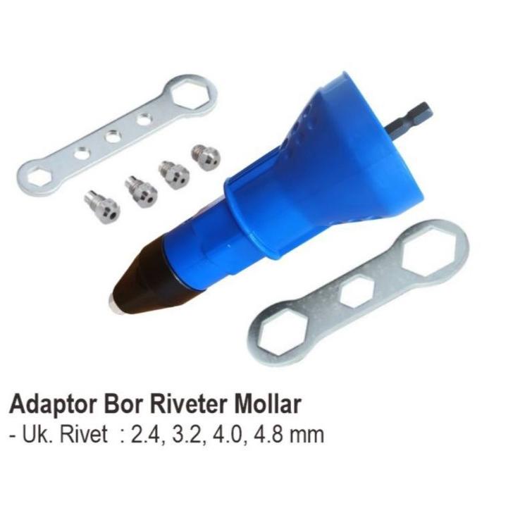 Jual Harga Grosir--Adaptor Bor Rivet Adapter Drill Riveter Adaptor Tang ...