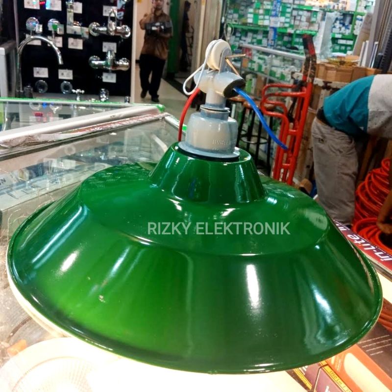 Jual Kap Cover Lampu Jalan Jumbo Lebar Tebal + Fiting Fitting Gantung E27 | Shopee Indonesia