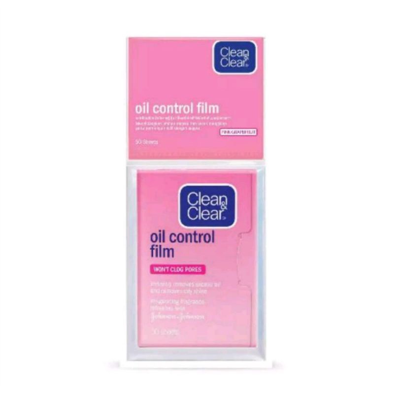 Jual clean & clear oil control film 50 sheets | Shopee Indonesia