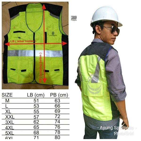 Jual Rompi Safety Vest Proyek K3 Merah Hse | Shopee Indonesia